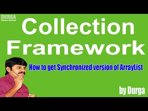 How to get Synchronized version of ArrayList (Collection Framework)