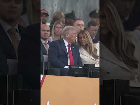 Scenes from military parade on US Army's 250th birthday