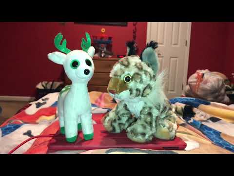 Wild republic bobcat toy review part 2 (featuring the reindeer squad and Mario)