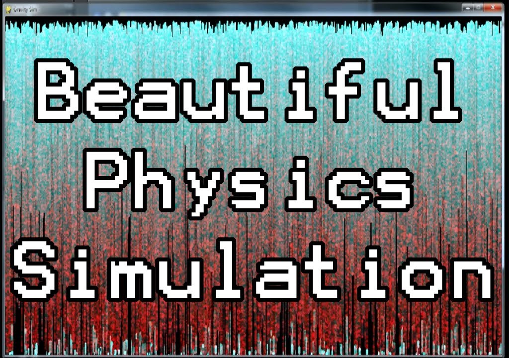 Python Physics Simulation: Beauitful Bouncing Balls