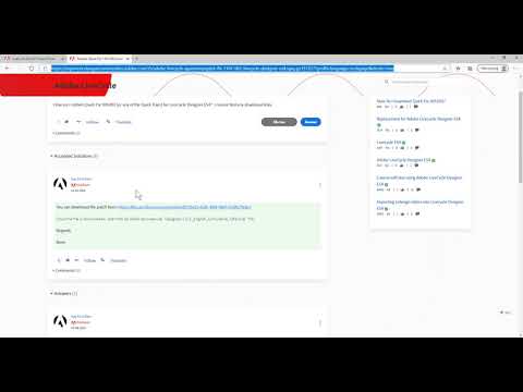 Downloading LiveCycle Designer ES4 Quick Fixes