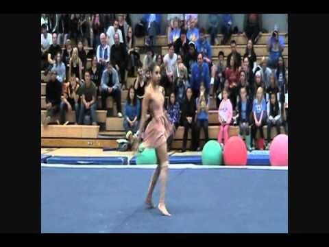 Mattie Larson – new Floor – Gymnastics Coaching.com