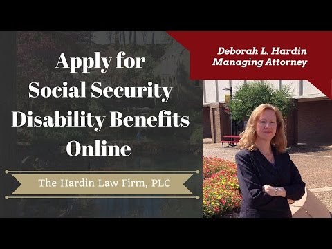 How to Apply for Social Security Disability Benefits online.
