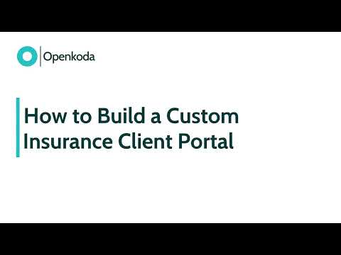 How to Build a Custom Insurance Client Portal