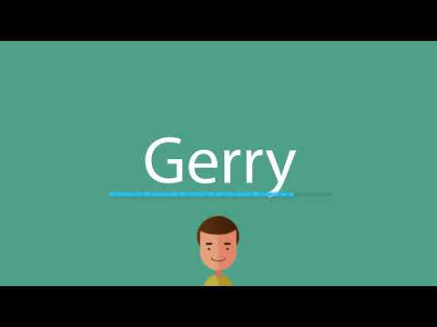 Gerry pronunciation