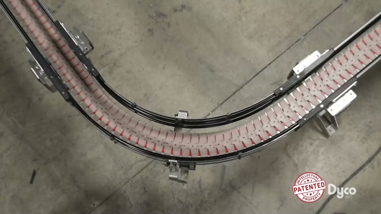 Auto-Adjust Rails for Table Top Conveyor