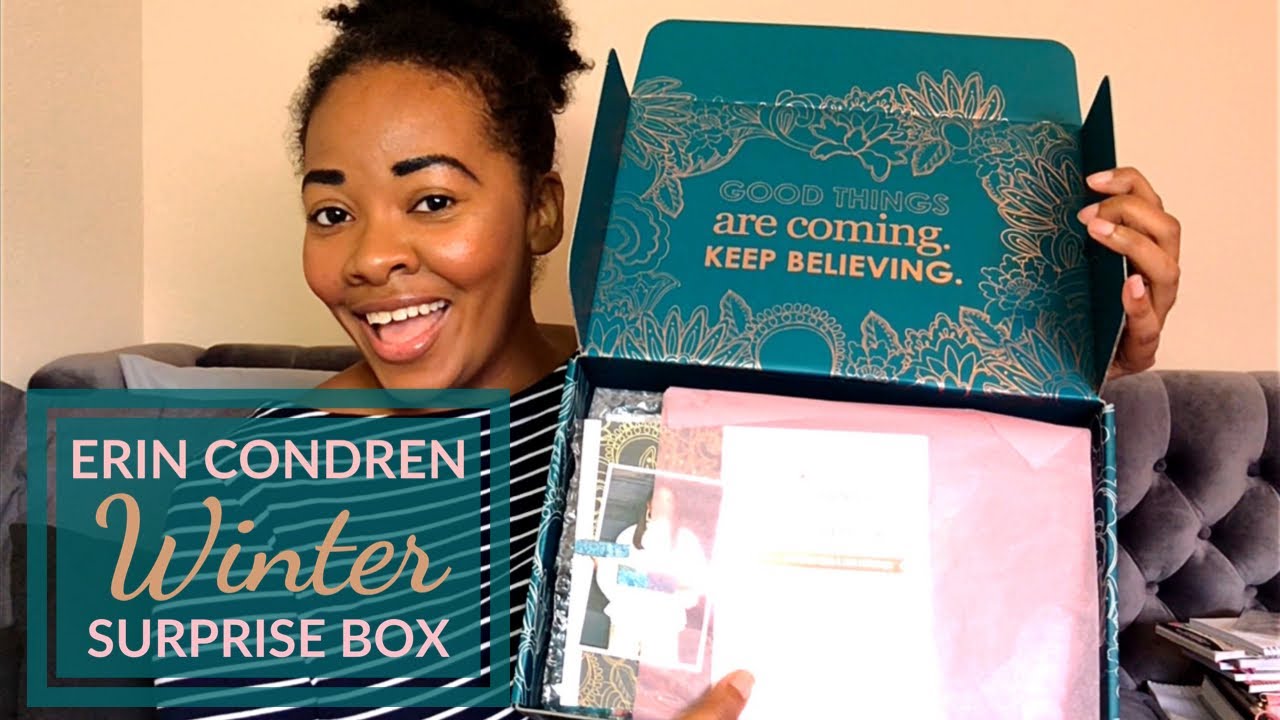 ERIN CONDREN 2019 WINTER SURPRISE BOX | #ECSurpriseBox UNBOXING | PLAN WITH ALYSE