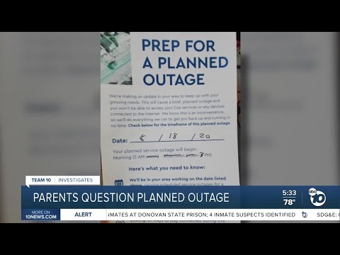 Parents question planned internet outage in South Bay