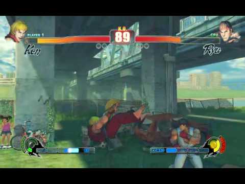 Street Fighter IV Ultra Combo Ken - Powercolor Radeon HD 4870 X2 Extreme Game