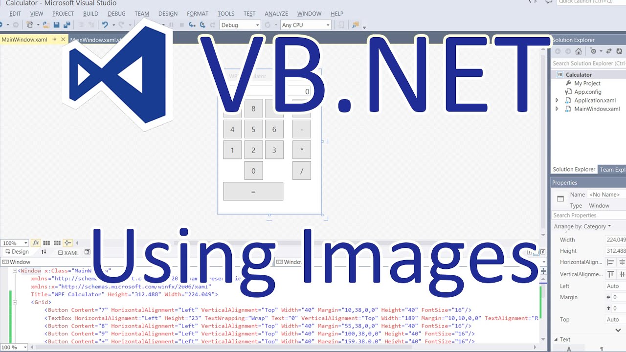 VB.NET: WPF Applications - Using Images