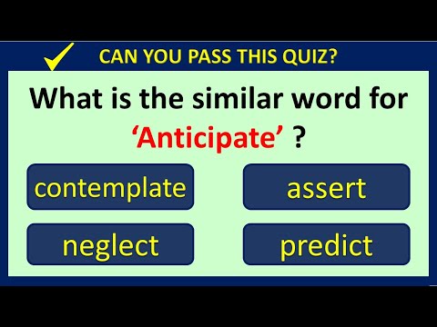 15 Synonym Words in English I English Vocabulary I Learn English I English I Quiz I similar words I