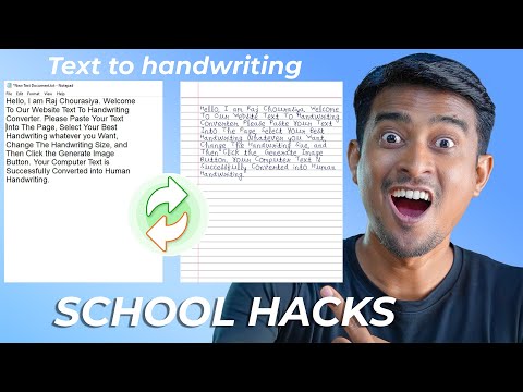 How to Convert Text to Handwriting in 5 Minutes | Text to Handwriting Website