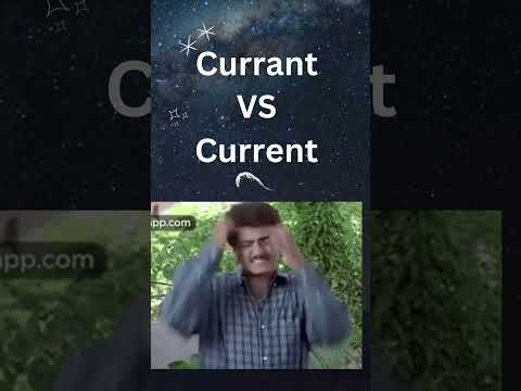 Confusing Words in English "Currant vs Current" (Part 5)