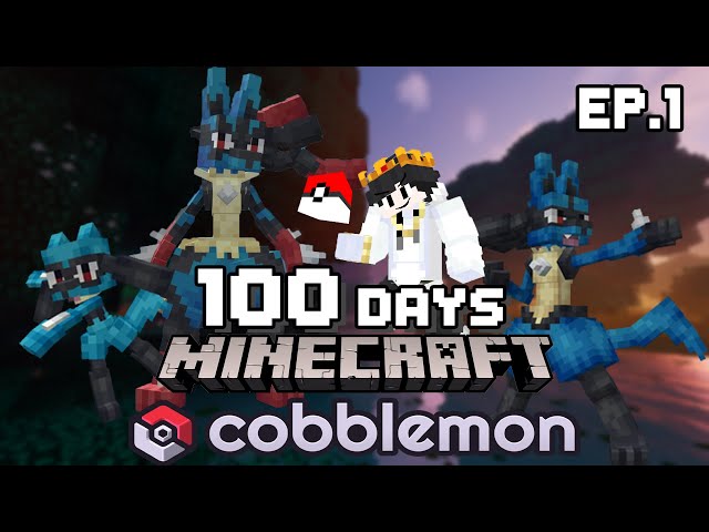 เอาชีวิตรอด 100 วันใน Cobblemon แต่ใช้ได้แค่ธาตุต่อสู้!! Minecraft ...