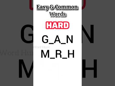 "Most People Fail This Word Puzzle! 😱 Can You?" #WordHunt #MindGame