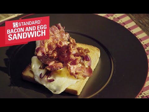 Standard Appliances Recipes - Bacon and Egg Sandwich