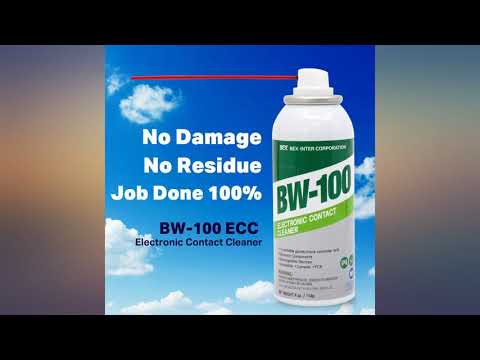 BW-100 Electronic Contact Cleaner Non-Flammable Aerosol Spray - Safely Cleans review