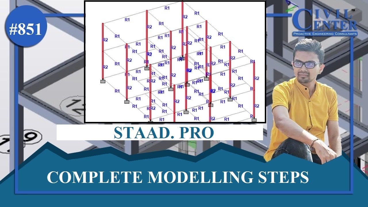 STAAD. Pro: Complete Building Design Process || Part 1