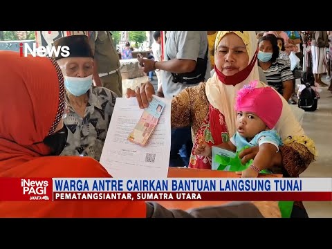 Warga Padati Lokasi Penyaluran BLT Minyak Goreng di Pematangsiantar #iNewsPagi 14/04