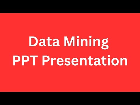 Data Mining PPT Presentation Seminar Free Download