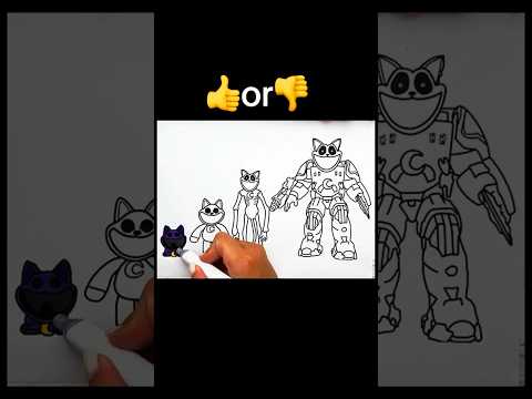 Evolution of catnap Coloring Pages / Poppy Playtime Coloring