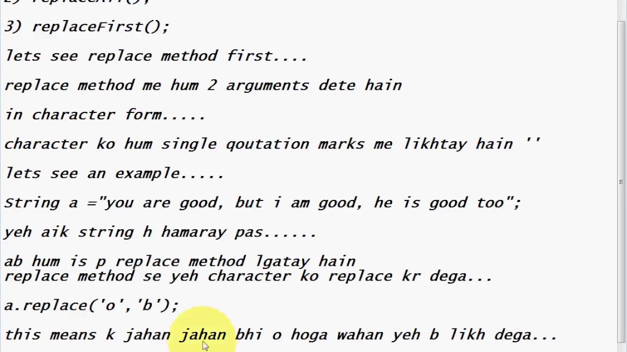 Java Replace, ReplaceAll, ReplaceFirst Function / Methods