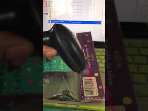 WoneNice USB Automatic Barcode Scanner Scanning Barcode Bar code Reader Review