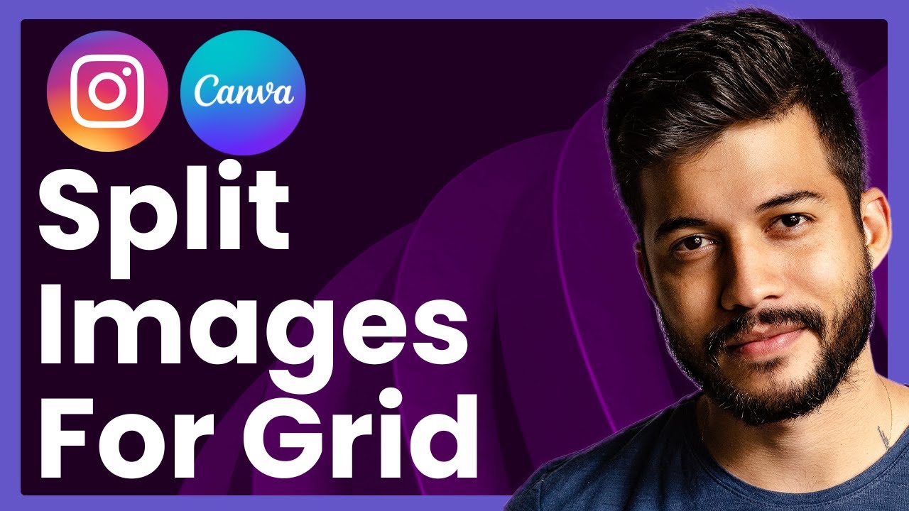 How To Split Images For Instagram Grid In Canva (Easy Instagram Tutorial)