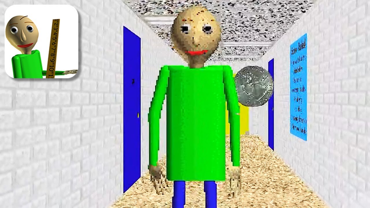 Baldi's Basics Classic - Gameplay (iOS, Android)