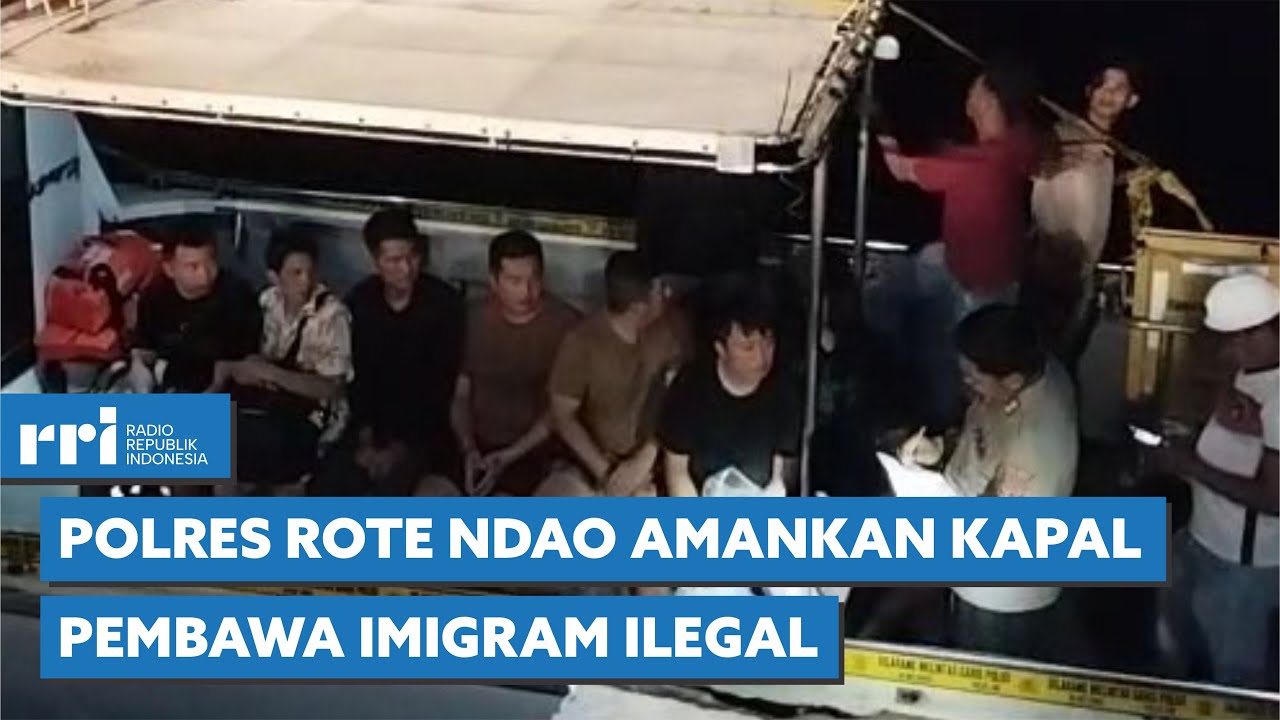 [NEWS UPDATE] ROTE NDAO POLICE SECURE A SHIP CARRYING ILLEGAL IMMIGRANT