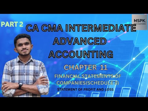CA CMA INTERMEDIATE ADV.ACCOUNTING|CHAPTER 11PART 2 |FINANCIAL STATEMENTS OF COMPANIES|P&L