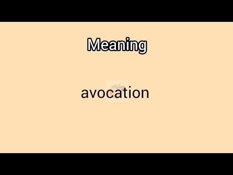 #avocation meaning in English & Telugu || Googul Dictionary #dictionary #meanings #telugu #english