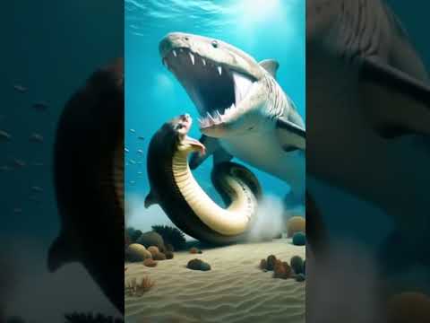 Giant shark & python
