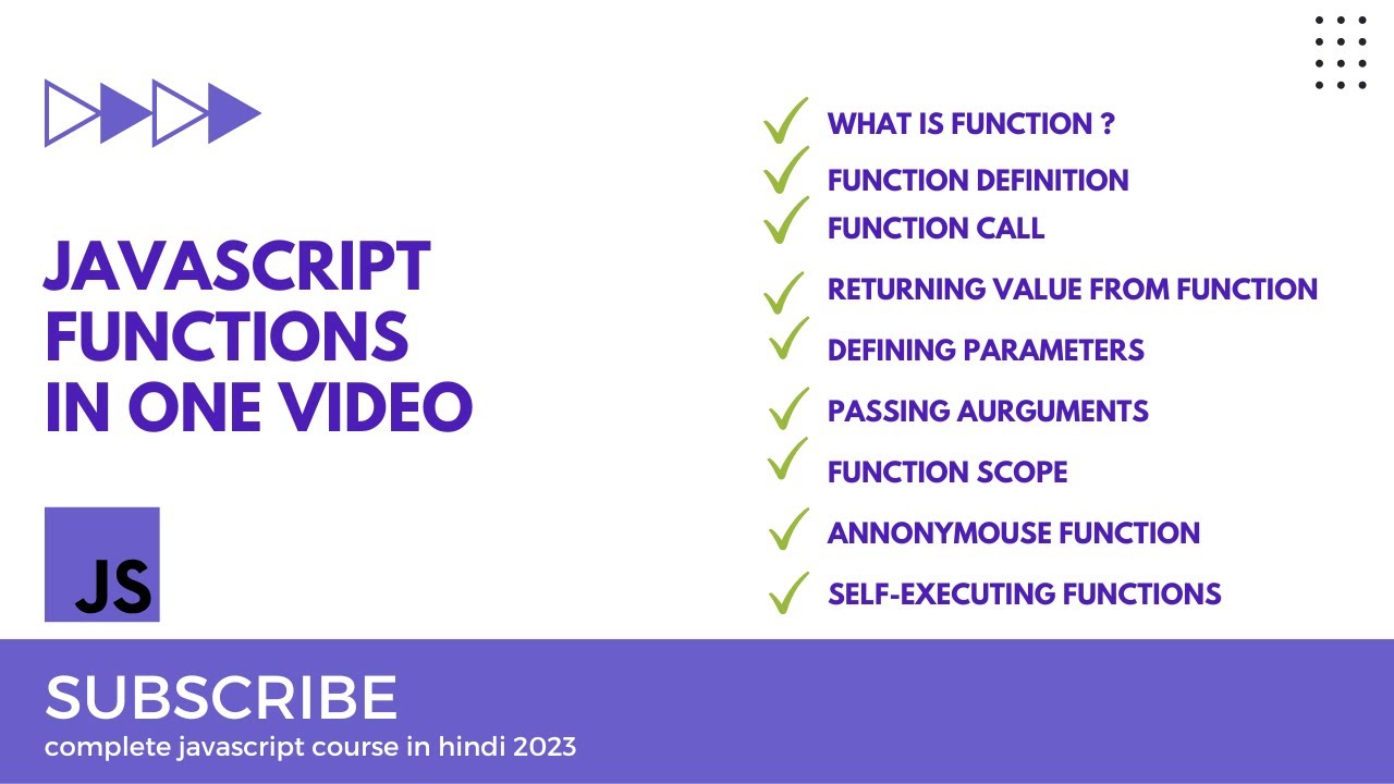 All about Javascript functions in hindi/urdu