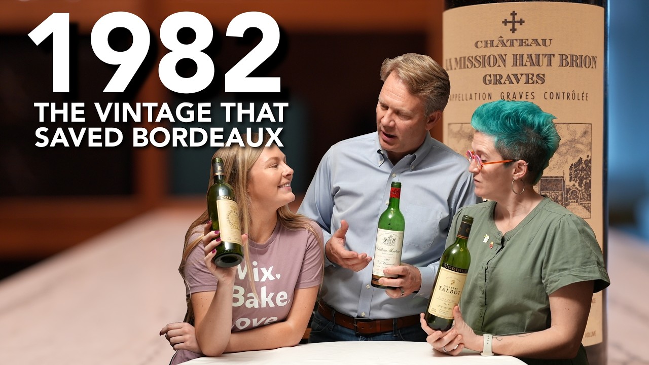 Dégustation de trois niveaux de ce millésime légendaire