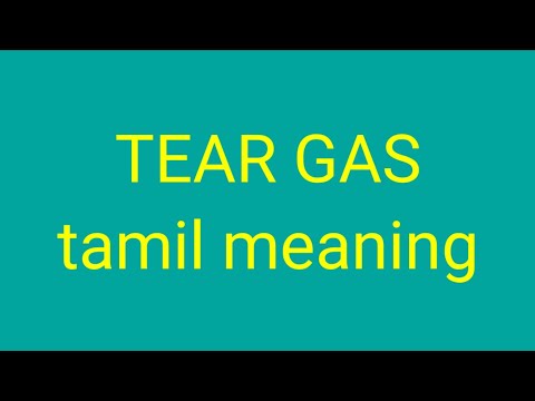 TEAR GAS tamil meaning/sasikumar
