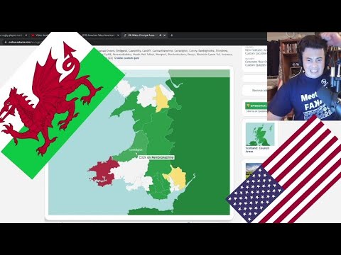 American Guesses Welsh Counties