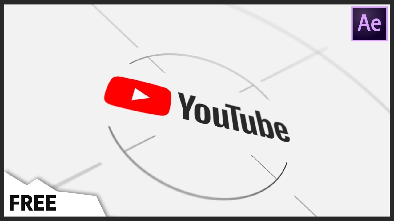 (Free) Minimal Title Logo Reveal Animation Template - After Effects Template (Tutorial + Template)