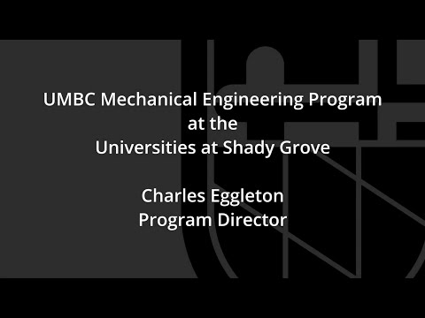 UMBC Mechanical Engineering Program at The Universities at Shady Grove