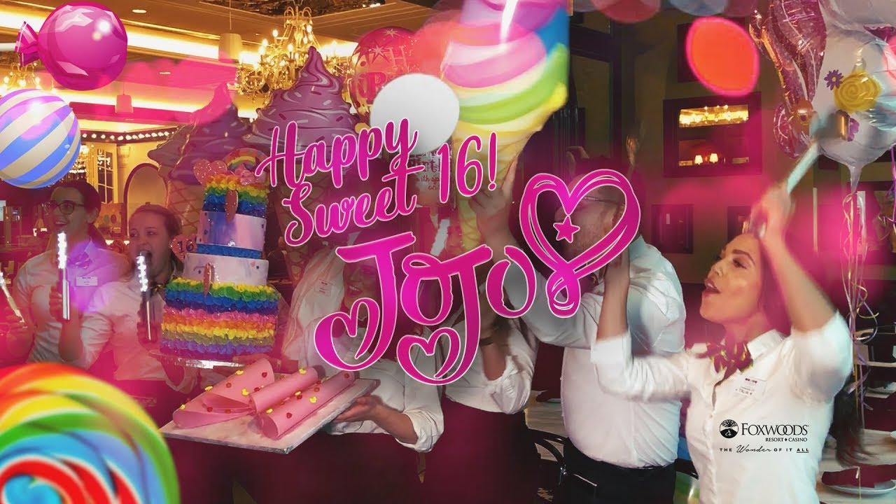 Jojo Siwa Sweet 16 Birthday Celebrations at Foxwoods!