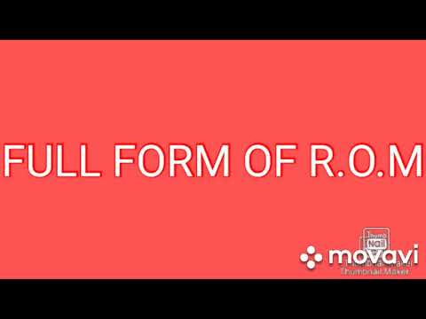 R.A.M || Full form of R.A.M || R.O.M || Full form of R.O.M || Authentic Info TV