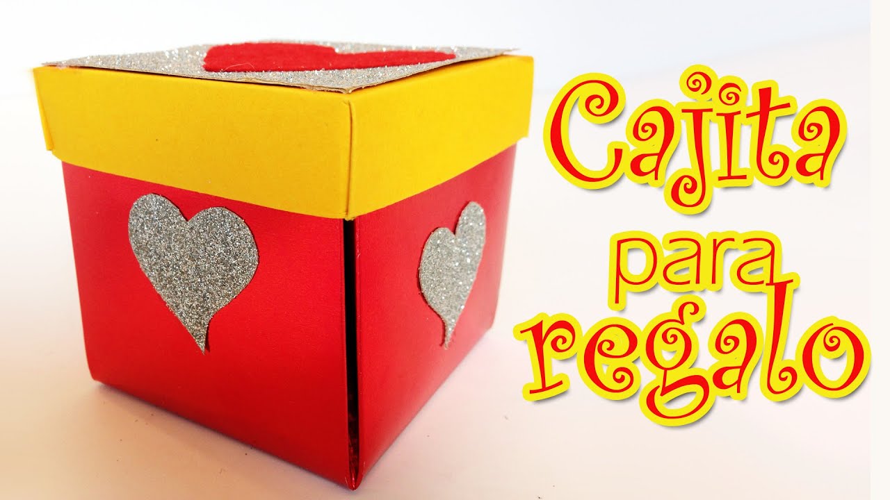Caja para regalos de San Valentin - Manualidades para todos