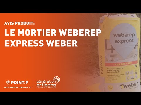 WEBER - Mortier de réparation weberep express - sac de 25 kg | POINT.P