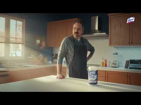 New Lysol® Dual Action® Wipes