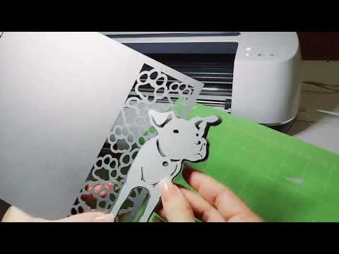 Dog Lovers Card Greeting Card SVG templates cutting files Cricut Tutorial Silhouette Cameo