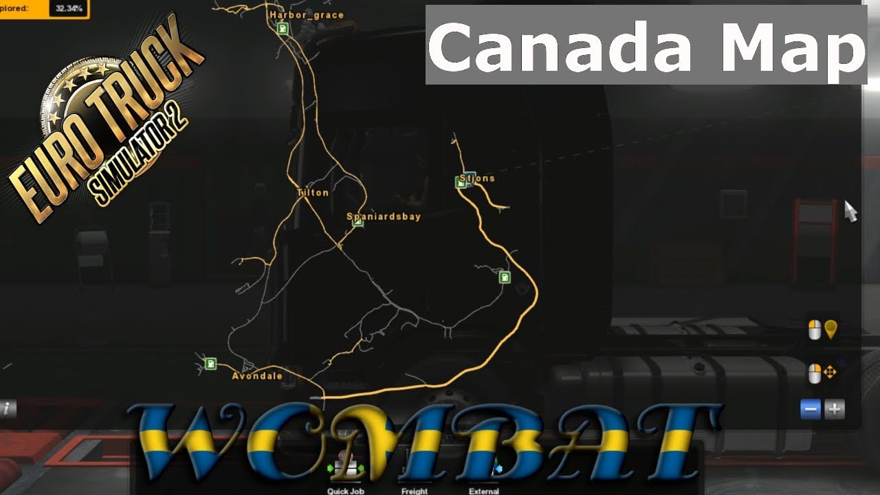 Canada Map 0.2.4 - ETS 2
