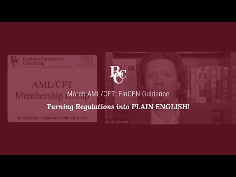March AML/CFT: FinCEN Guidance