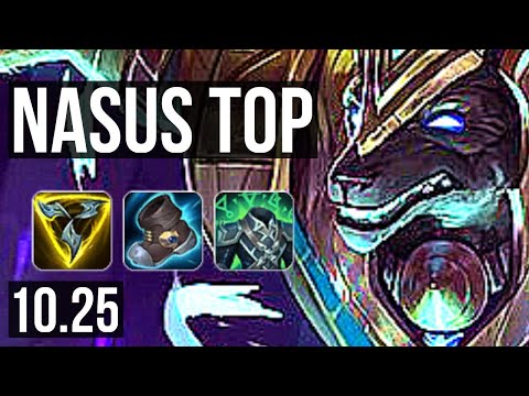 NASUS vs DARIUS (TOP) | 3.4M mastery, 1100+ games, 10/3/6 | BR Master | v10.25