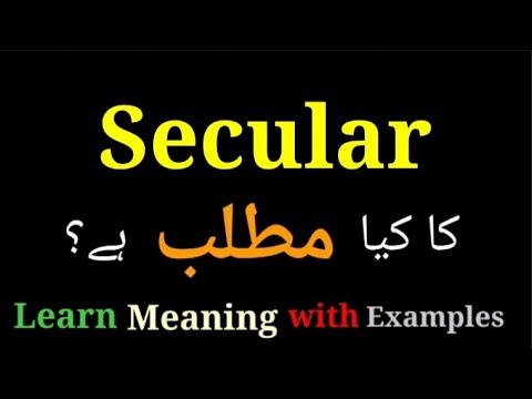 Secular Meaning