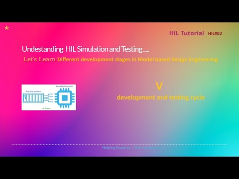 Different Development Stages in Model-Based Design Engineering || HIL || HIL-02